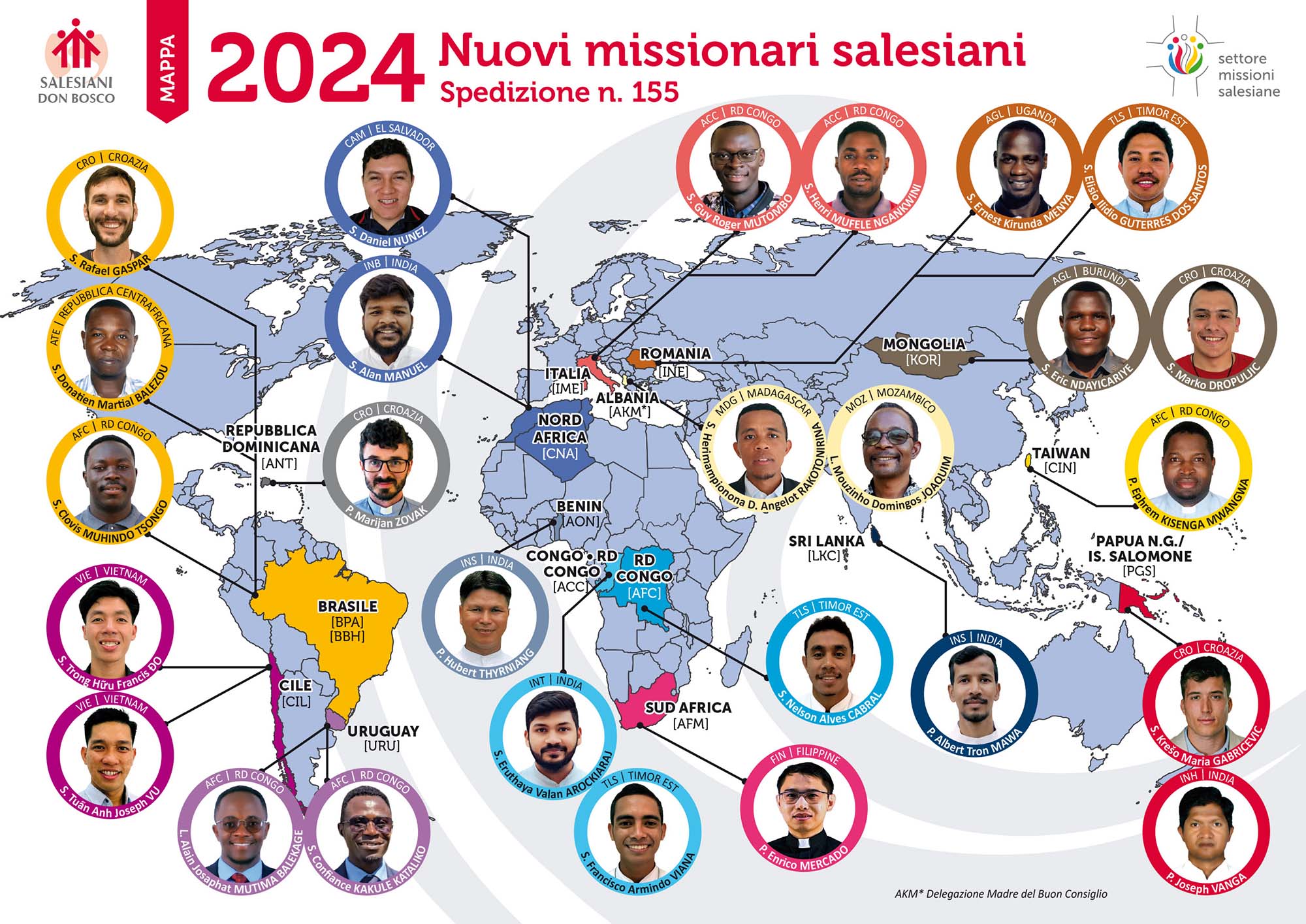 Siamo tutti missionari, 155° Partenza Missionaria - Missioni Don Bosco